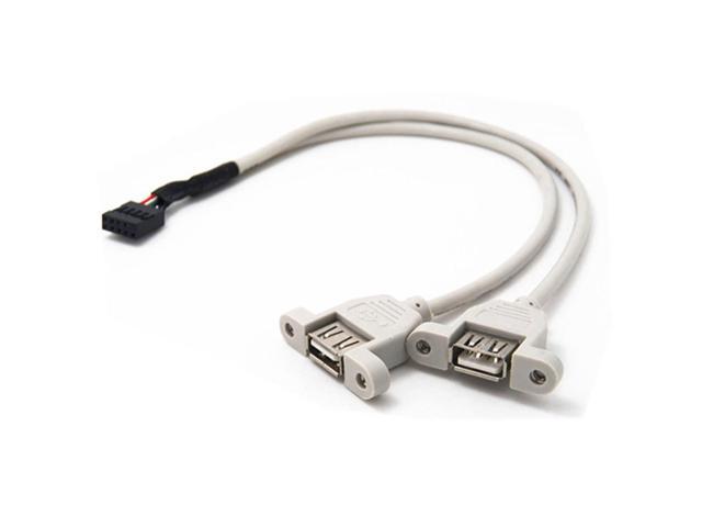 Click here for Vis femelle USB 2.0 Type A vers carte mère  câble... prices