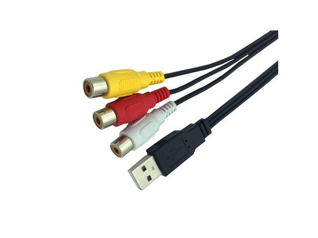 Click here for Adaptateur USB mâle vers RCA femelle de 0.25M  câb... prices