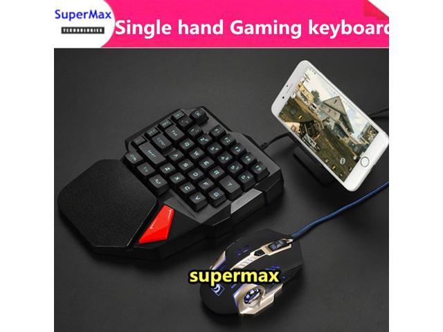 Click here for Clavier de jeu mécanique filaire à une main  techn... prices