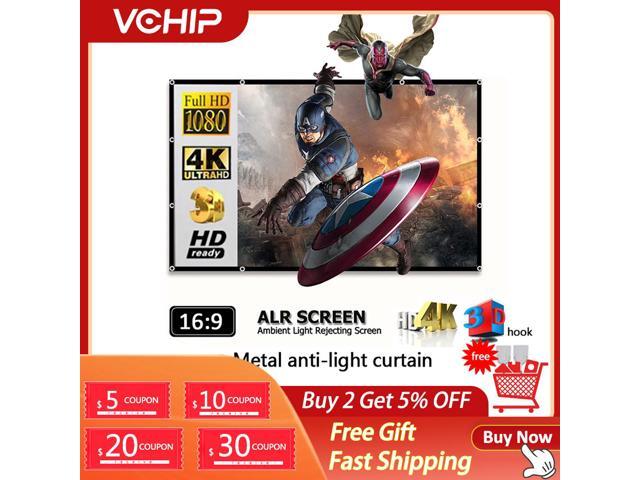 Click here for VCHIP120 pouces écran de projecteur Portable ridea... prices