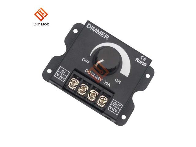 Click here for Black LED Dimmer DC12-24V 30A 1W Adjustable Bright... prices