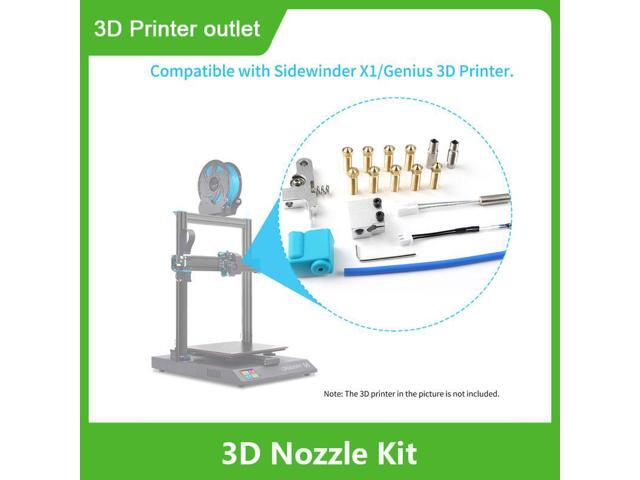 Click here for 3D Printer Extruder Nozzle Kit Heater Block Throat... prices