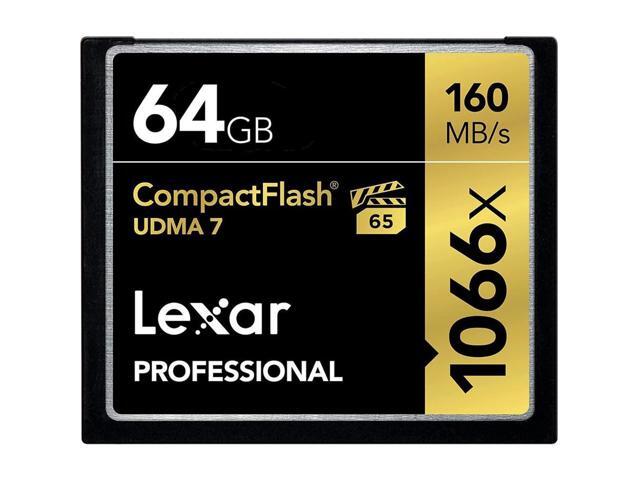 Click here for Lexar Compact Flash Card 64GB Professional 1066x prices