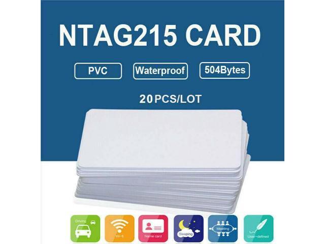 Click here for 20Pcs NFC Cards White Blank for NTAG215 PVC Tags W... prices