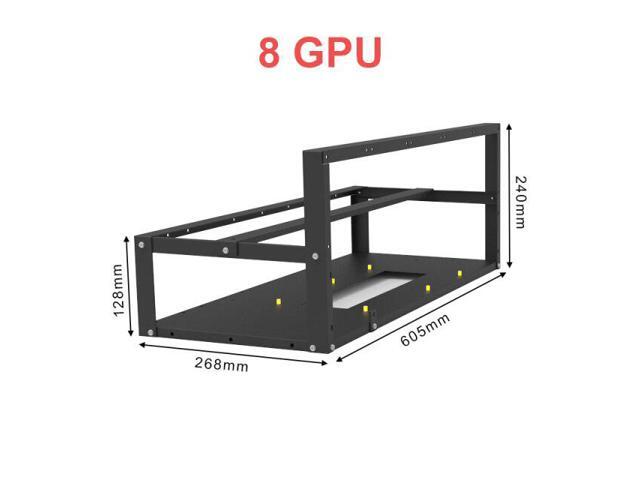 Click here for 6/8/12 GPU Miner Mining Rig Aluminum Open-pit Case... prices