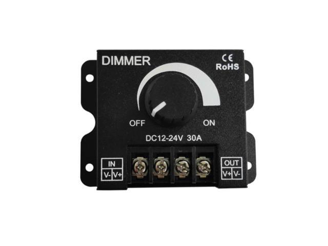 Click here for Black LED Dimmer DC 12V 24V 30A 8A Adjustable Brig... prices