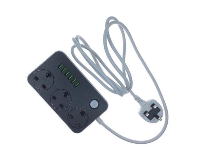 Click here for UK Plug 3.4A 6 USB Electrical Socket Extension Pow... prices