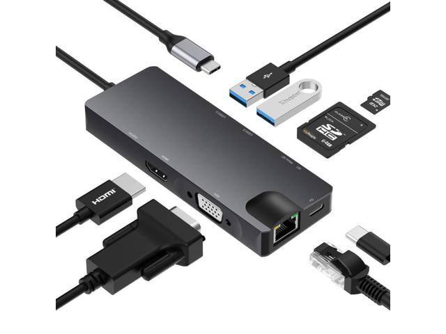 Click here for 8 In 1 Laptop Docking Station Power Adapter USB Hu... prices