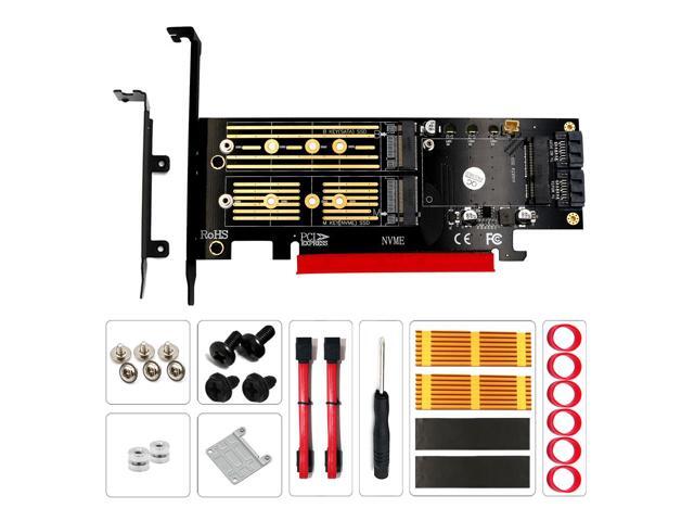 Click here for QINDIAN Add On Card M.2 NVME NGFF mSATA Riser PCIE... prices