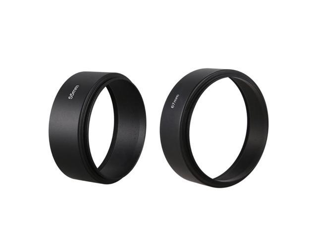 Click here for 2X 55Mm/67Mm Mount Standard Metal Lens Hood For Ca... prices
