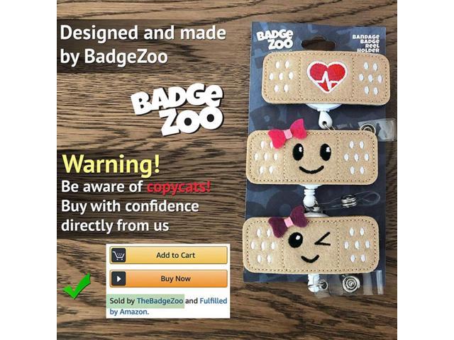 Click here for Nurse Badge Reel Holder - 3 Pack - RN Badge - Band... prices