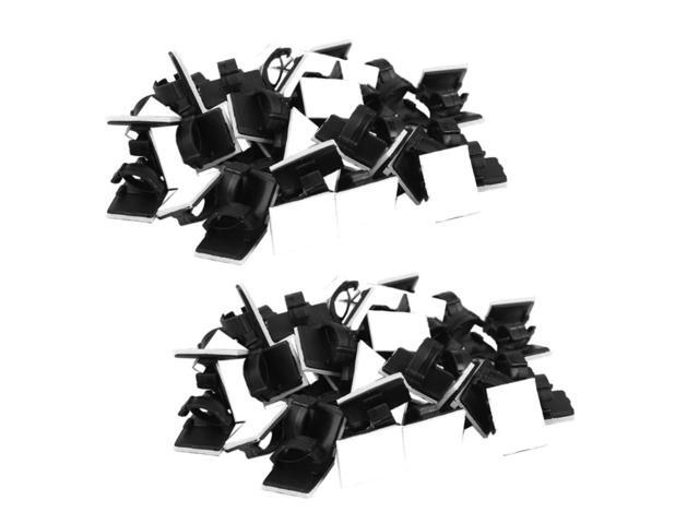 Click here for 100 pcs. Self Adhesive Cable Clamp Plastic Rectang... prices