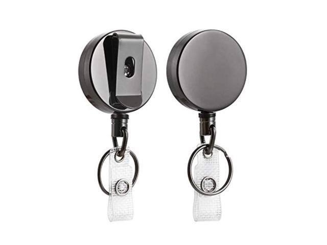 Click here for 2 Pack Heavy Duty Retractable Badge Holder Reel  M... prices