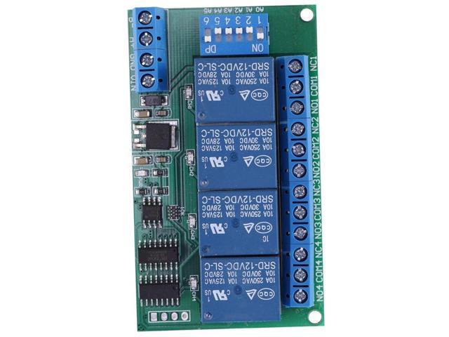 Click here for 4 Channel DC 12V RS485 Relay Module Modbus RTU And... prices