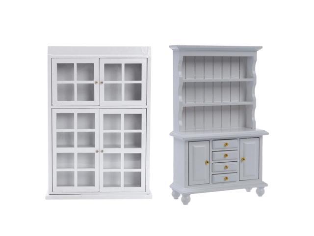 Click here for 2 Pcs 1/12 Dollhouse Miniature Furniture White:1 P... prices