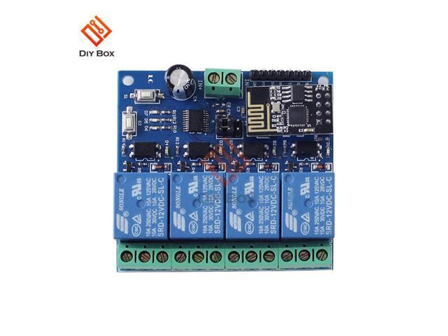Click here for DC 12V WiFi Relay Module ESP8266 ESP-01 4CH APP Co... prices