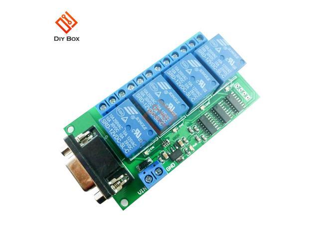 Click here for 4-channel DB9 Interface RS232 Relay Serial Port Re... prices