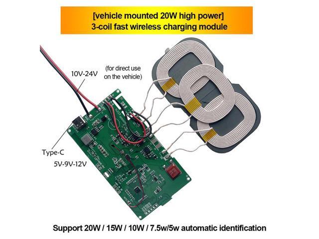 Click here for 12V 5V 2A Qi Wireless Fast Charger Charging Transm... prices