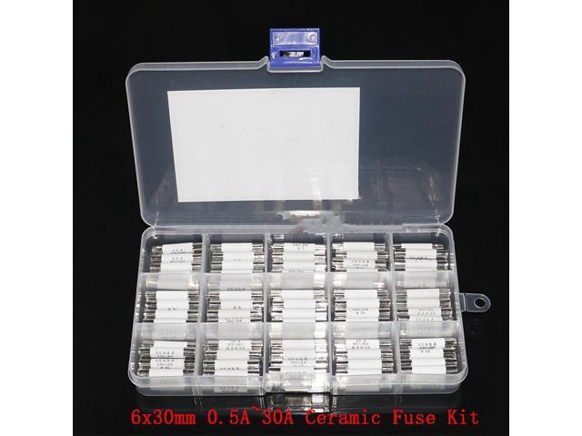 Click here for Assortiment de fusibles en céramique 6mm x 30mm  0... prices