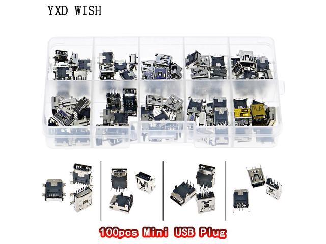 Click here for Mini prise USB 5 broches  100 pièces/boîte  Patch/... prices