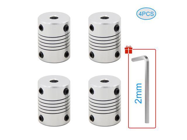 Click here for 4PCS D19L25 Flexible Shaft Coupler Top Bore 3/4/5m... prices