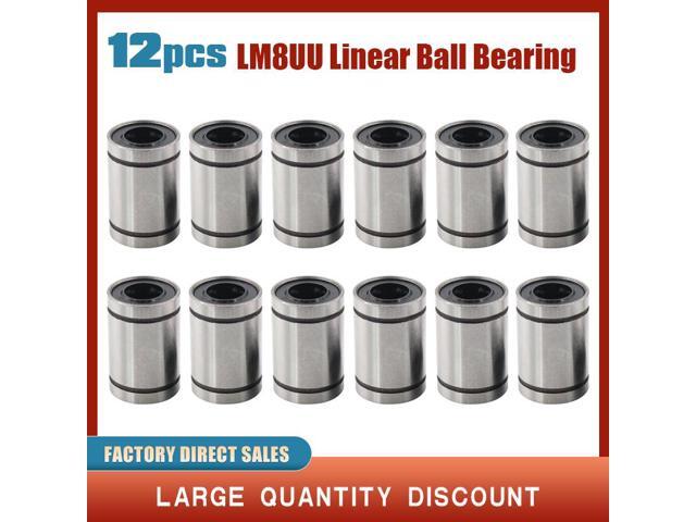 Click here for 12PCS LM8UU 8mmx15mmx24mm Rail Linear Long Rod Sha... prices