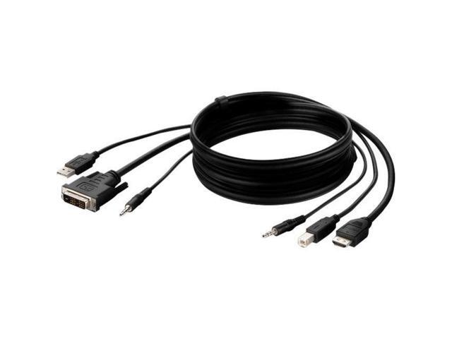 Click here for Belkin DVI to HDMI High Retention + USB A-B + Audi... prices