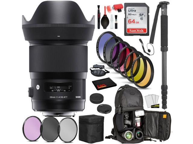 Click here for Sigma 28mm f/1.4 DG HSM Art Lens for NikonF with B... prices