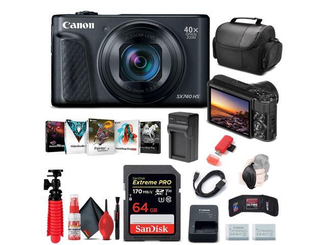 Click here for Canon PowerShot SX740 HS Camera (Black) (2955C001)... prices