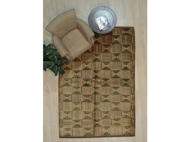 Click here for Handmade Wool Brown Transitional All Over Ningxia... prices