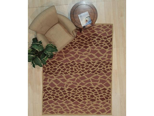 Click here for Handwoven Wool Pink Contemporary Modern Modern Fla... prices