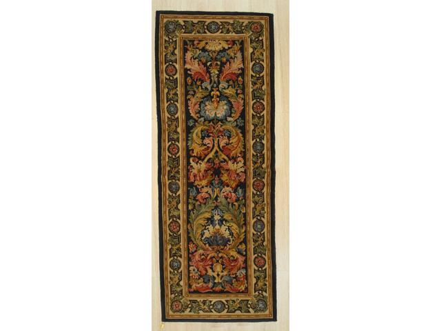 Click here for Hand Knotted Wool Brown Traditional All Over Savon... prices