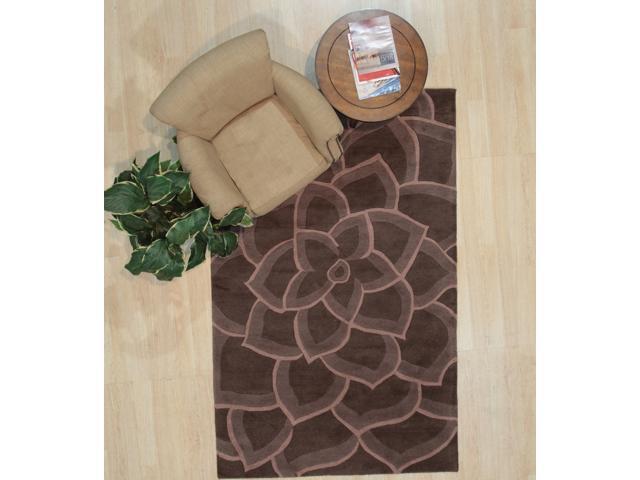 Click here for Hand-Tufted Wool Ivory Contemporary Abstract Paste... prices