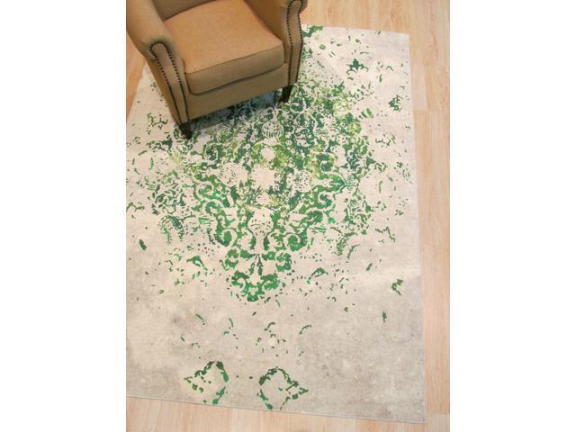 Click here for EORC FL15GN4X6 Machine-made Polyester Distressed B... prices