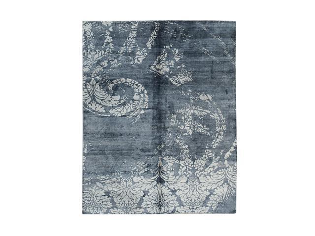 Click here for Hand Knotted Bamboo Silk and Wool Black Transition... prices