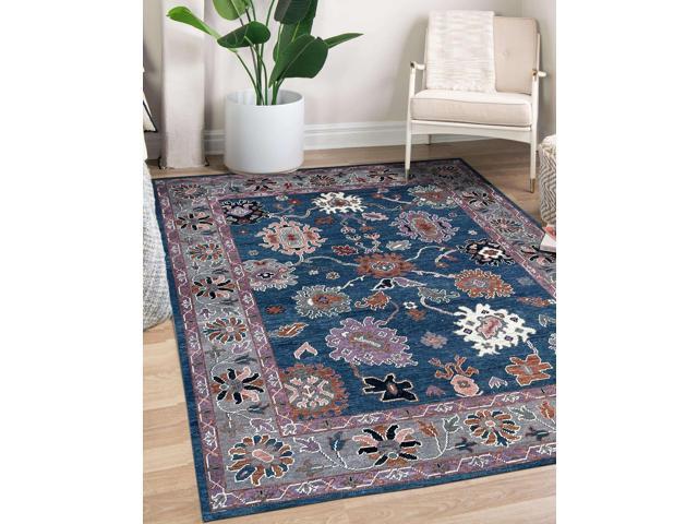 Click here for Hand Knotted Wool T. BLUE / Gray Traditional Class... prices