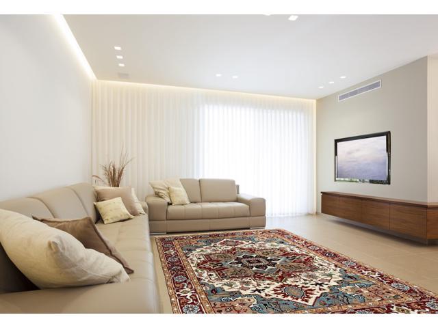 Click here for Hand Knotted Wool Ivory Traditional Classic Heriz... prices