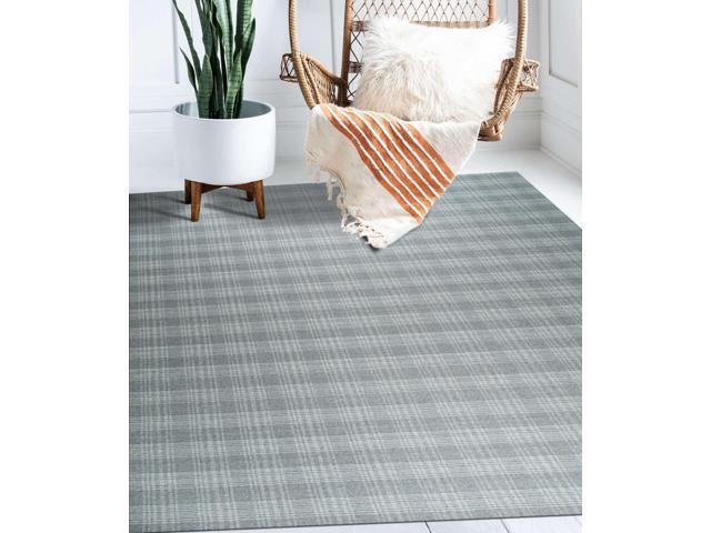 Click here for Gray Transitional Geometric Reversible Plaid Area... prices
