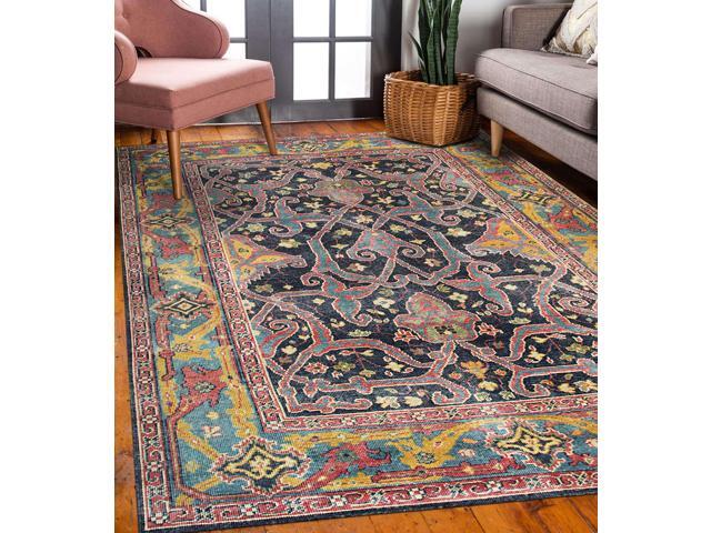 Click here for Hand Knotted Wool Blue Classic Oriental Bidjar Rug... prices