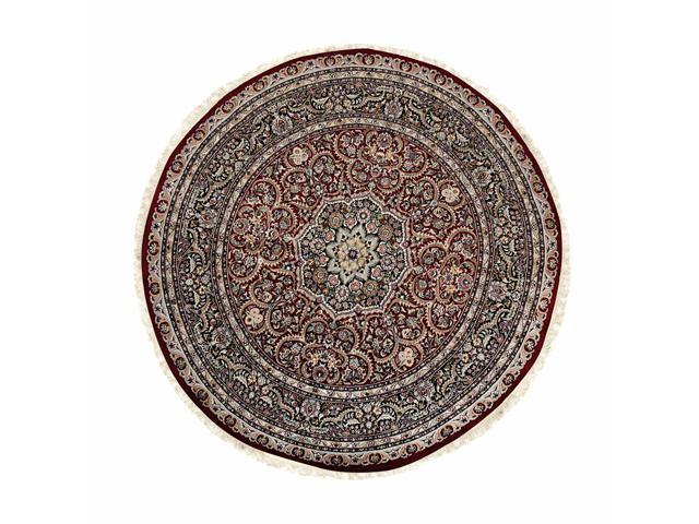 Click here for Hand Knotted Wool Red Traditional Medallion Finely... prices