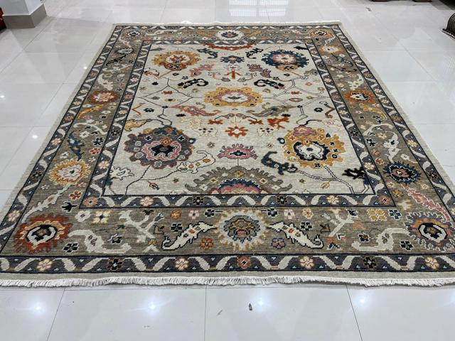 Click here for Hand Knotted Wool Beige Oriental Classic Mahal Rug... prices