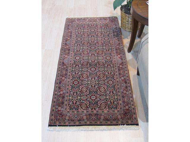 Click here for Navy/Rust Hand Knotted Wool Traditional Oriental H... prices