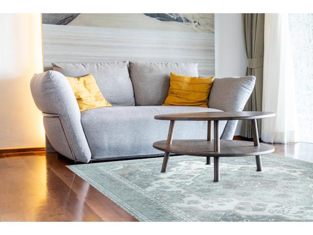 Click here for Hand-Knotted Wool Light Green Classic Traditional... prices