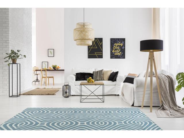 Click here for Blue Modern Contemporary Modern Tufted Stripes Are... prices