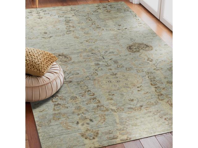 Click here for Ivory Contemporary Floral Modern Knot Area Rug  Ma... prices