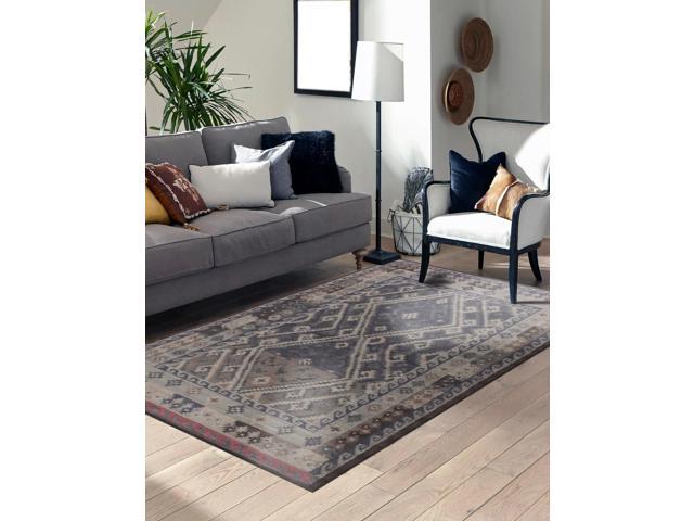 Click here for Brown Contemporary Floral Modern Knot Area Rug  Ma... prices