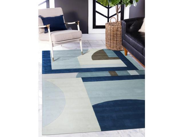 Click here for Stylish Multicolored Hand-Tufted Wool Contemporary... prices