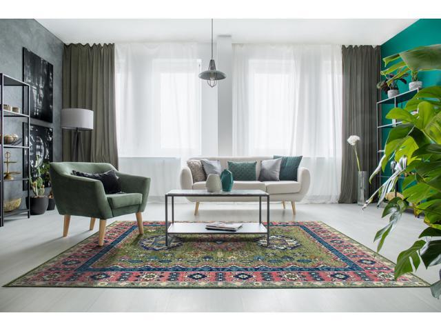 Click here for Durable and Stylish Hand Knotted Wool P. Green / L... prices