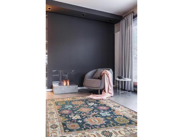 Click here for Hand Knotted Wool Charcoal Traditional Classic Col... prices