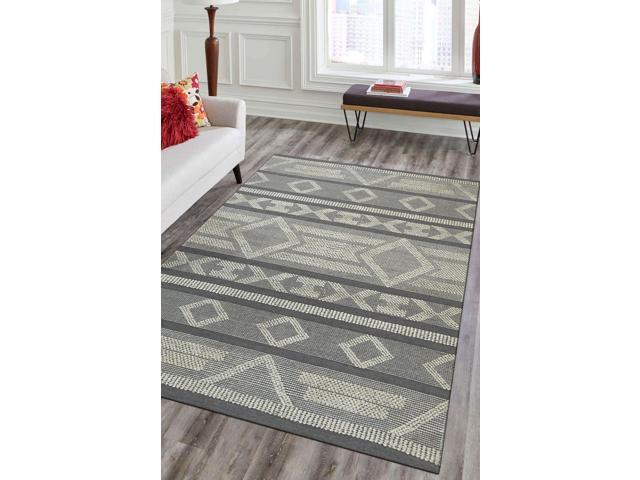 Click here for Handmade Polyester Gray Transitional Transitional... prices
